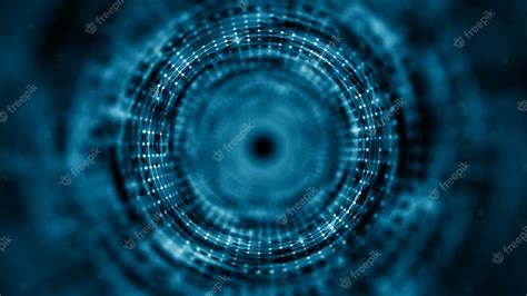 Premium Photo Time Tunnel Computer Generated Abstract Fractal Background