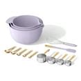 Beautiful 14 Piece Mix And Measure Set Lavender By Drew Barrymore