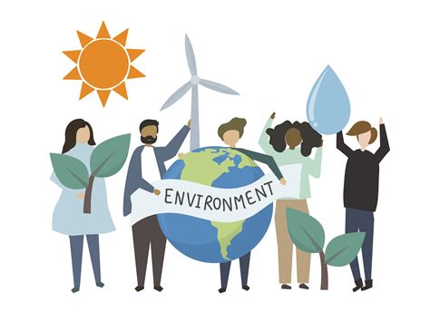 People Holding Environmental Friendly Concept Illustration Download