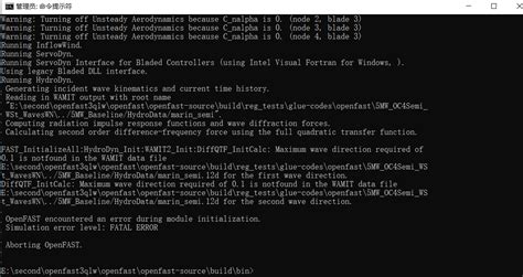 Fastinitializeall Hydrodyninitwamit2initdiffqtfinitcalc Maximum Wave Direction Required