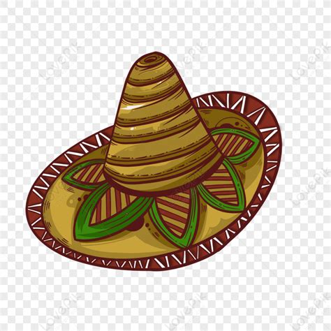 큰 멕시코 일러스트 스타일 밀짚 모자 클립 아트노랑만세 Png 일러스트 무료 다운로드 Lovepik