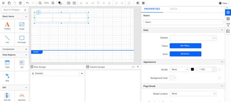Basics Of Ssrs Tablix Data Region Bold Reports