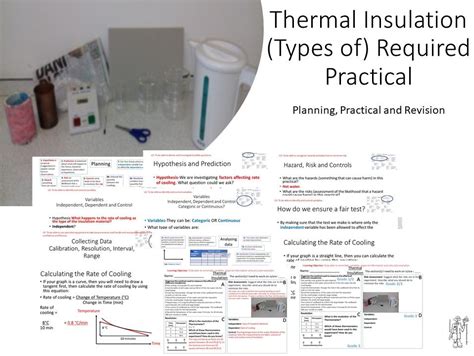 Thermal Insulation Required Practical Lesson With Instructions For