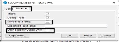 Configuring Tibco Project For Ssl