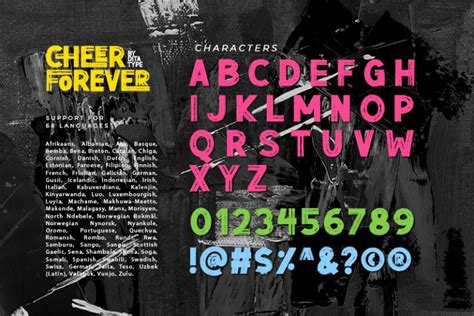 Cheer Forever Display Font Dita Type
