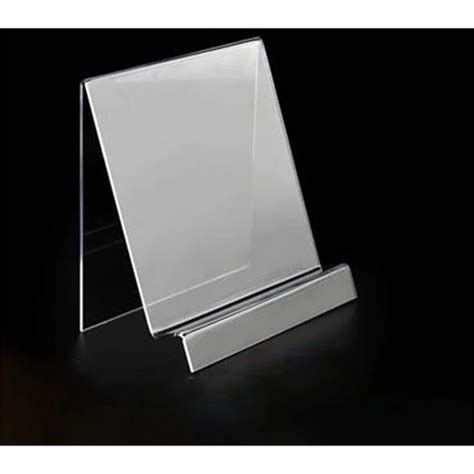 A5 아크릴 책 랙 매거진 디스플레이 스탠드 문학 디스플레이 랙 지갑 책상 테이블 탑 스탠드 마스크 가방 디스플레이 노트북 브래킷standing Purse