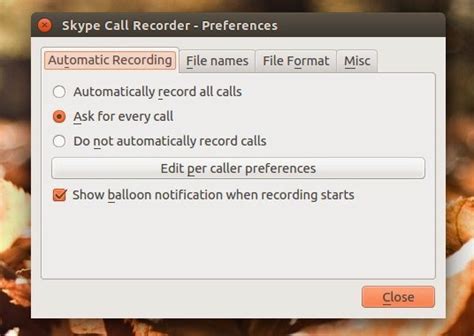 Automatically Record Skype Calls In Linux With Skype Call Recorder Web Upd Ubuntu Linux Blog