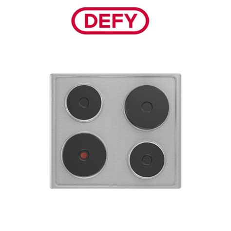 Defy 60cm Slimline Solid Hob Without Control Panel Stainless Steel