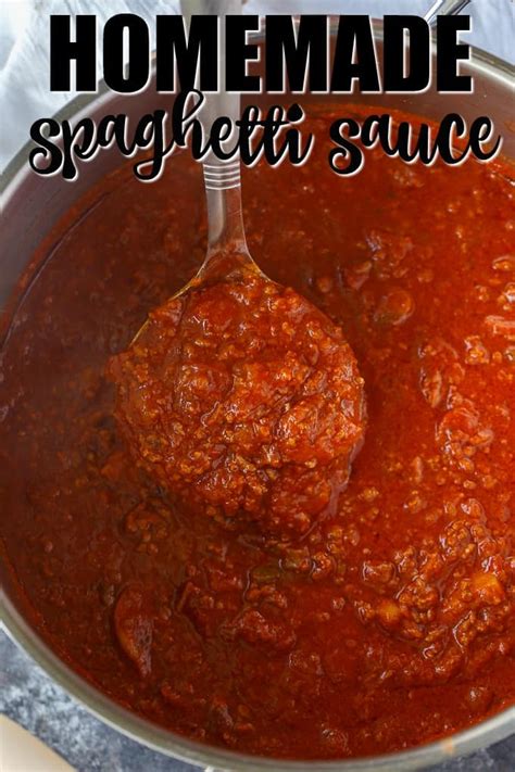 Homemade Spaghetti Sauce Simply Stacie Homemade Spaghetti Sauce