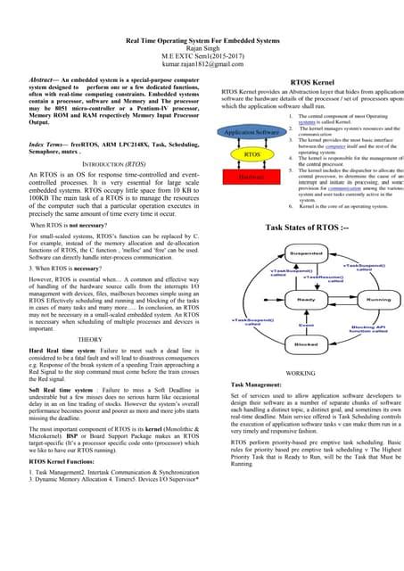 Rtos Implementation Pdf