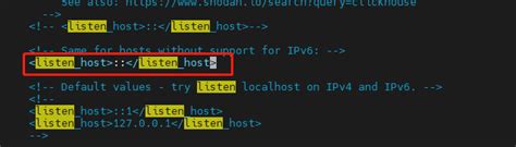 Clickhouse Client连接报错listen 8123 Failed Pocoexception Code