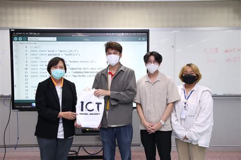 ict mahidol organized a special talk on “netpie” ict mahidol