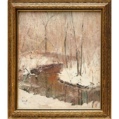 Impressionist School Oil On Panel 1901 Auction