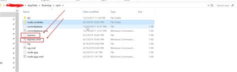 Nodejs Express Is Not Recognized Command Windows Stack Overflow