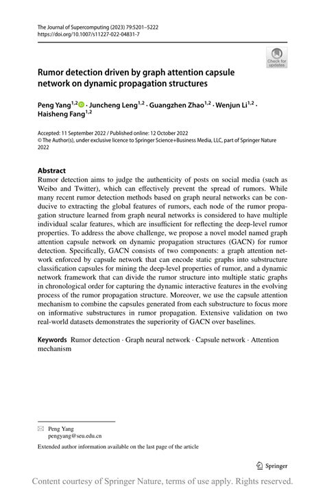Rumor Detection Driven By Graph Attention Capsule Network On Dynamic
