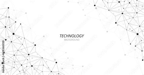 Geometric Mesh Lines On White Background Triangle Pattern Geometric