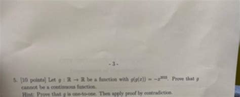 5 10 pointa let g r→r be a function with