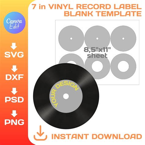 Printable Record Label Template At Jenenge Blog