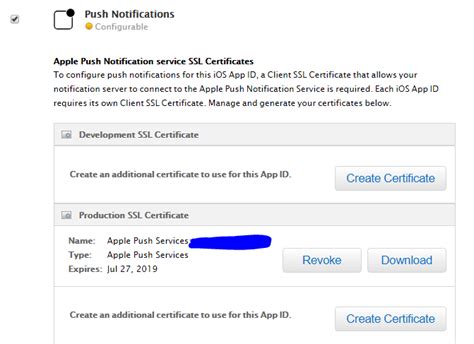 S Ios Push Notification Not Working In Production Stack