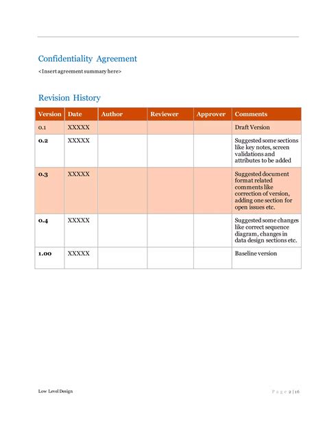 low level design template 1 docx web development internet