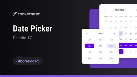 date picker desafio 17 figma
