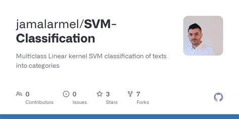 Github Jamalarmel Svm Classification Multiclass Linear Kernel Svm
