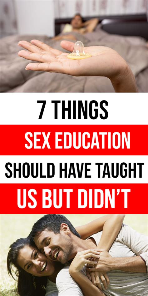 THINGS SEX EDUCATION SHOULD HAVE TAUGHT US BUT DIDNT