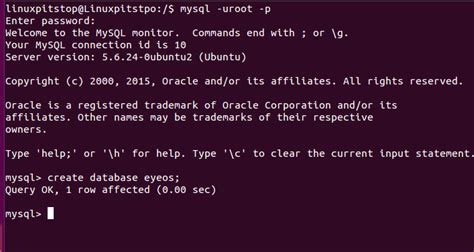 Mysql Eyeos Unixmen