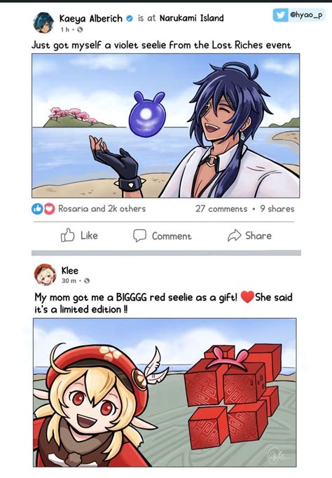 Kaeya And Klee S Adventure Team Genshin Impact Hoyolab