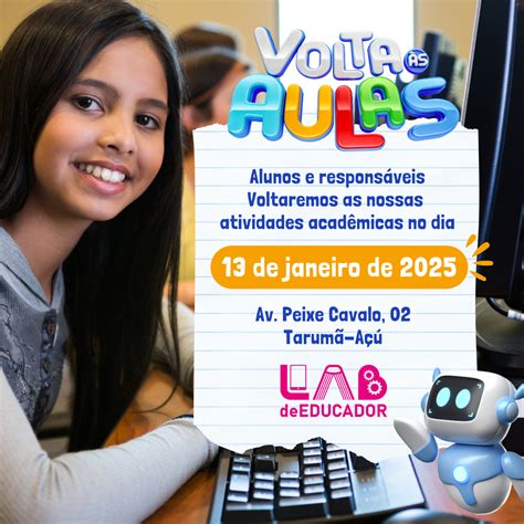 Volta às Aulas no Lab de Educador Prepare se para um Ano de Sucesso Lab de Educador