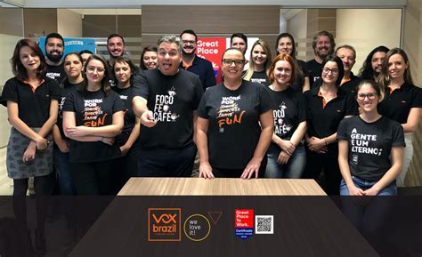 Vox Brazil é certificada como um dos melhores lugares para trabalhar