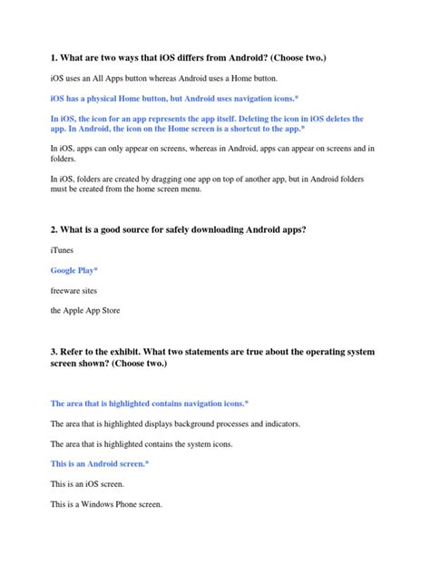 It Essentials Chapter 10 Exam V60 2016 Pdf Ios Mobile Device