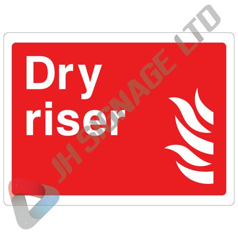 Dry Riser Notice Jh Signage