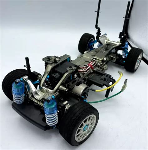 For Parts Tamiya M03 M 03 Chromium Plate Chassis With Motor Wheelbase