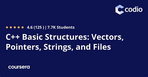 C Basic Structures Vectors Pointers Strings And Files Coursya