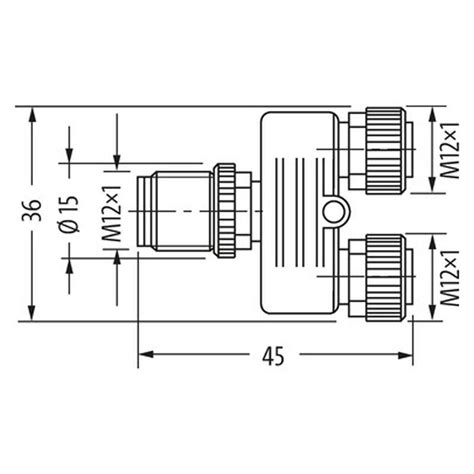 Murr M12 Male And Female Connector 5p 4a 1 5 Kv 7356411210000000