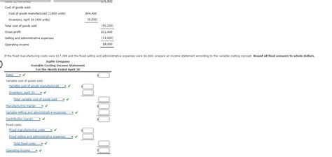 Solved Begin Tabular Ll Cost Of Goods Sold And Cost Of