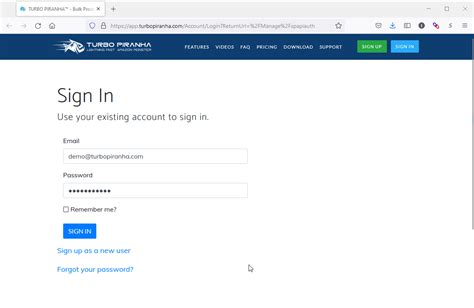Initial Configuration Of Turbo Piranha Turbo Piranha™ Bulk Product Search Analysis And