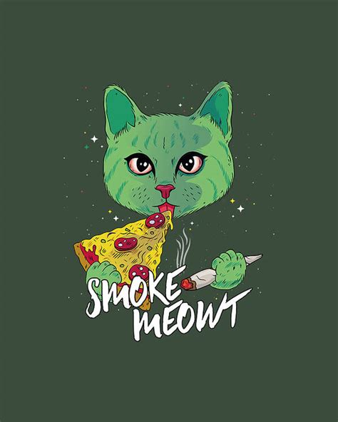 Green Weed Cat