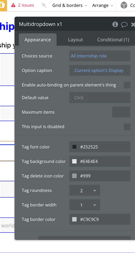 How To Make Mutiselect Dropdown A Mandatory Field Need Help Bubble Forum