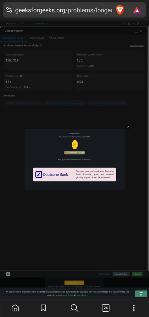 Ayush Kumar On Linkedin Geekstreak2024