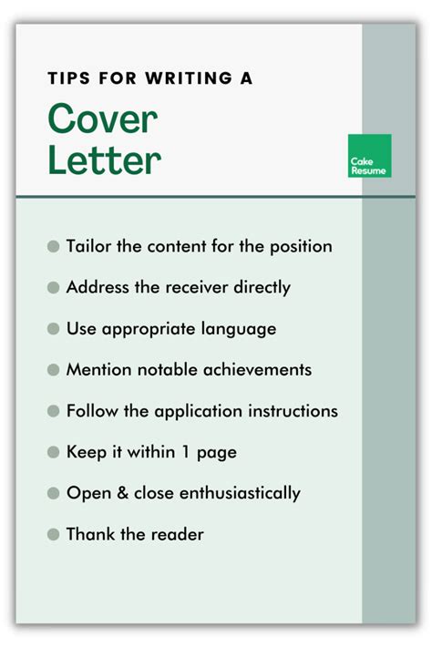 Cover Letter Tips That Will Help You Land The Job Interview Cakeresume