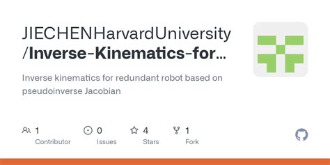 Github Jiechenharvarduniversityinverse Kinematics For Redundant