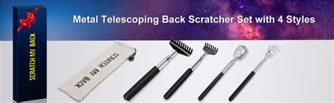 Yikato Back Scratcher T Set 4 Pack Upgraded Portable
