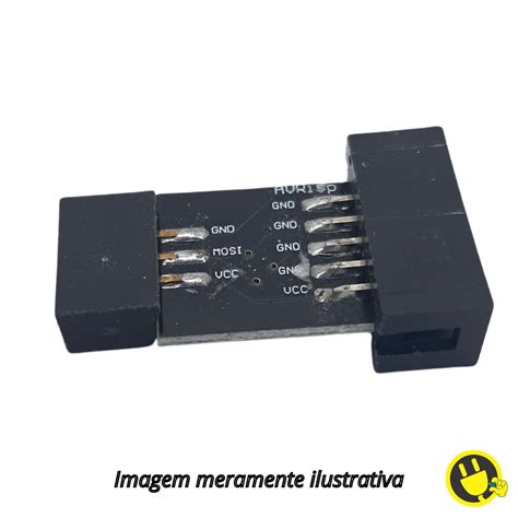 Módulo adaptador USBASP para ATMEL AVR pinos STK Arduino e Raspberry em Manaus é na