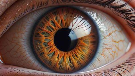 Premium Photo Eye Closeup Of A Detailed Human Iris