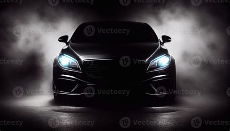 Black Modern Car Headlights Front View Created With 22386829 Stock
