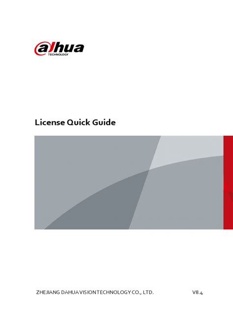 Dss License Quick Guide V84 2024021 Pdf Access Control Databases