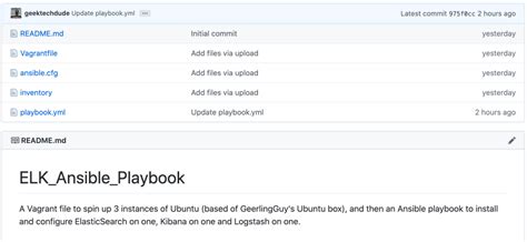 Using Ansible Roles Aka Elk Stack Ansible Playbook V2 Geektechstuff
