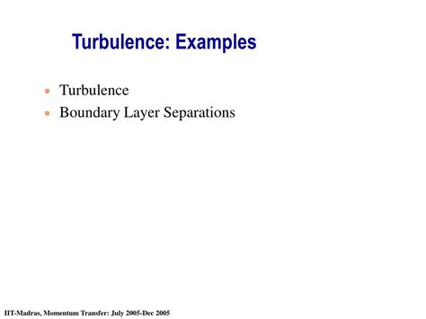 Ppt Boundary Layer Separation And Flow Visualization In Turbulent Conditions Powerpoint
